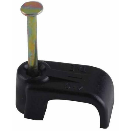 TOWER - 4mm² Coaxial Flat Cable Clips Black - 100 Pack | Walmart Canada