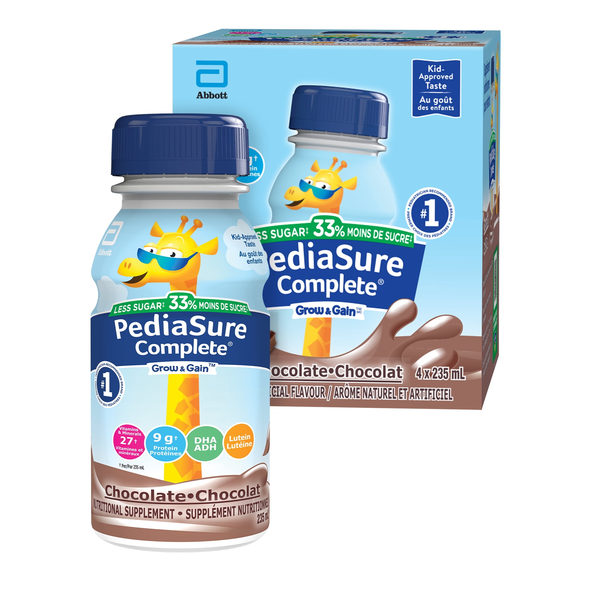 PediaSure Complete® Reduced Sugar, Nutritional Supplement, 4x235mL ...
