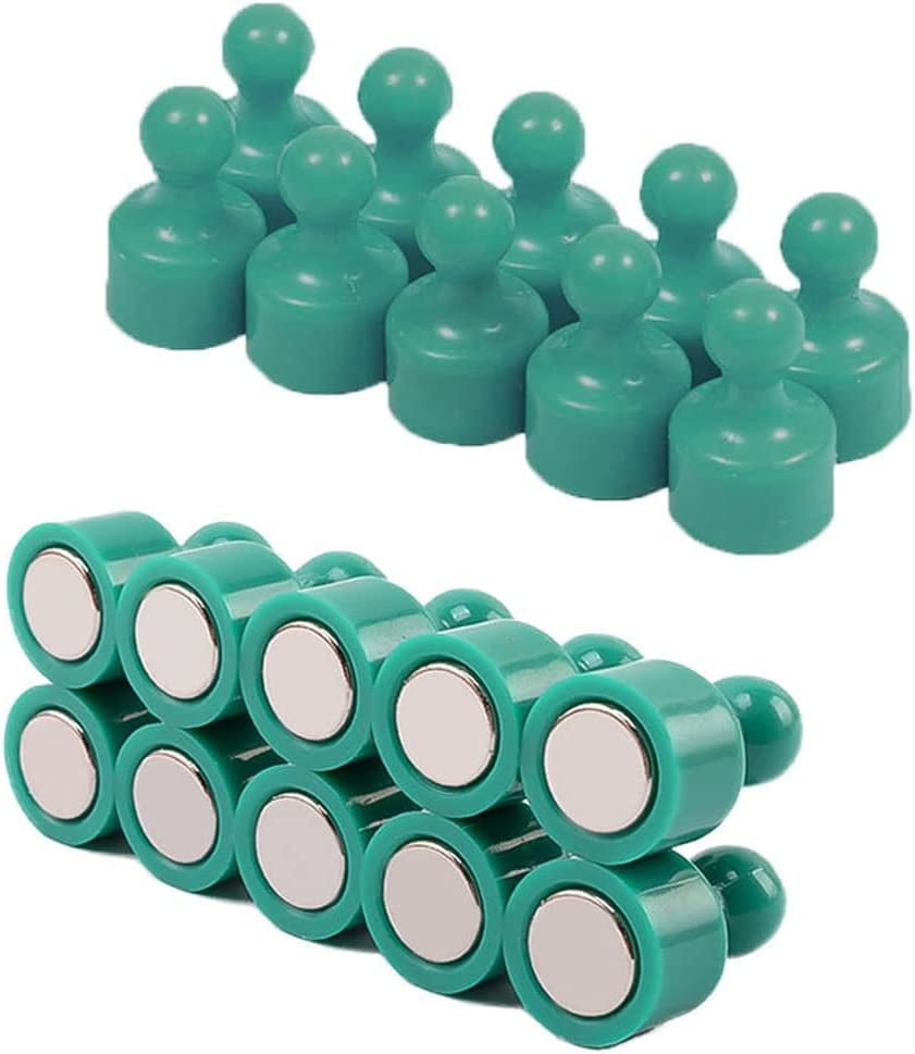 20 PCS Magnetic Push Pins Tiny Refrigerator Magnets Strong Fridge ...