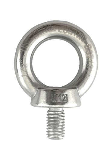 Stainless Steel 316 Eye Bolt 12mm Marine Grade M12 - Walmart.com