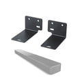 SDFGTstore Universal Soundbar Wall Mount L Brackets Extending Speaker ...