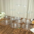 Efavormart Lovely 8 Tier Acrylic Crystal Glass Clear Cake Dessert ...