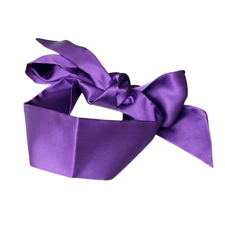Ruiboury Satin Eye Cover Sleeping Couple Game Cosplay Tie Band ...
