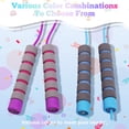 Adjustable PVC Jump Rope, Soft Anti-Winding Skipping Rope with Non-Slip ...