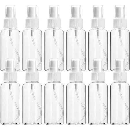 Small Plastic Spray Bottles LZMY Empty Fine Mist Spray Bottles 12 Pack ...
