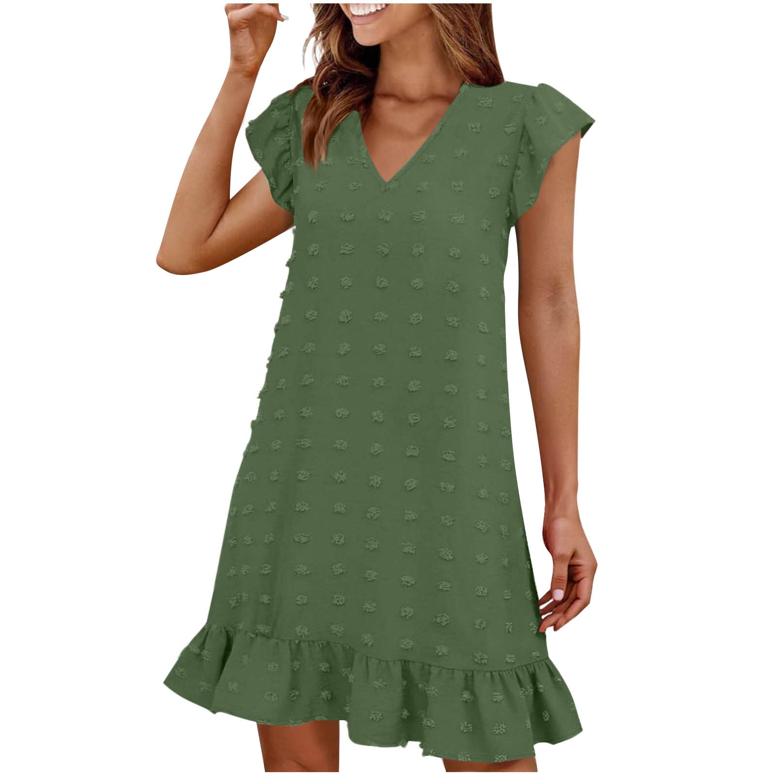 Click here for Lovzfmll Summer Dresses For Women 2025 V Neck Cap... prices