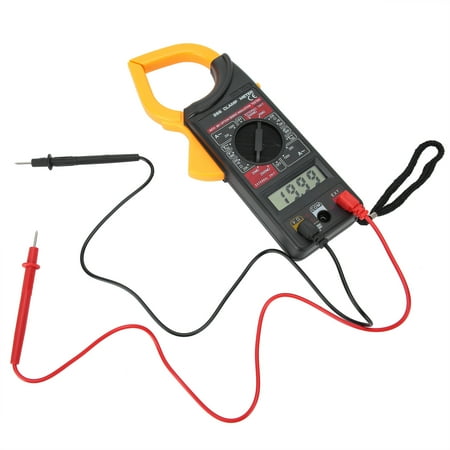 Ymiko Digital Clamp Meter Handheld Ammeter Voltmeter Electronic Multimeter Measuring Tool DT‑266 ...
