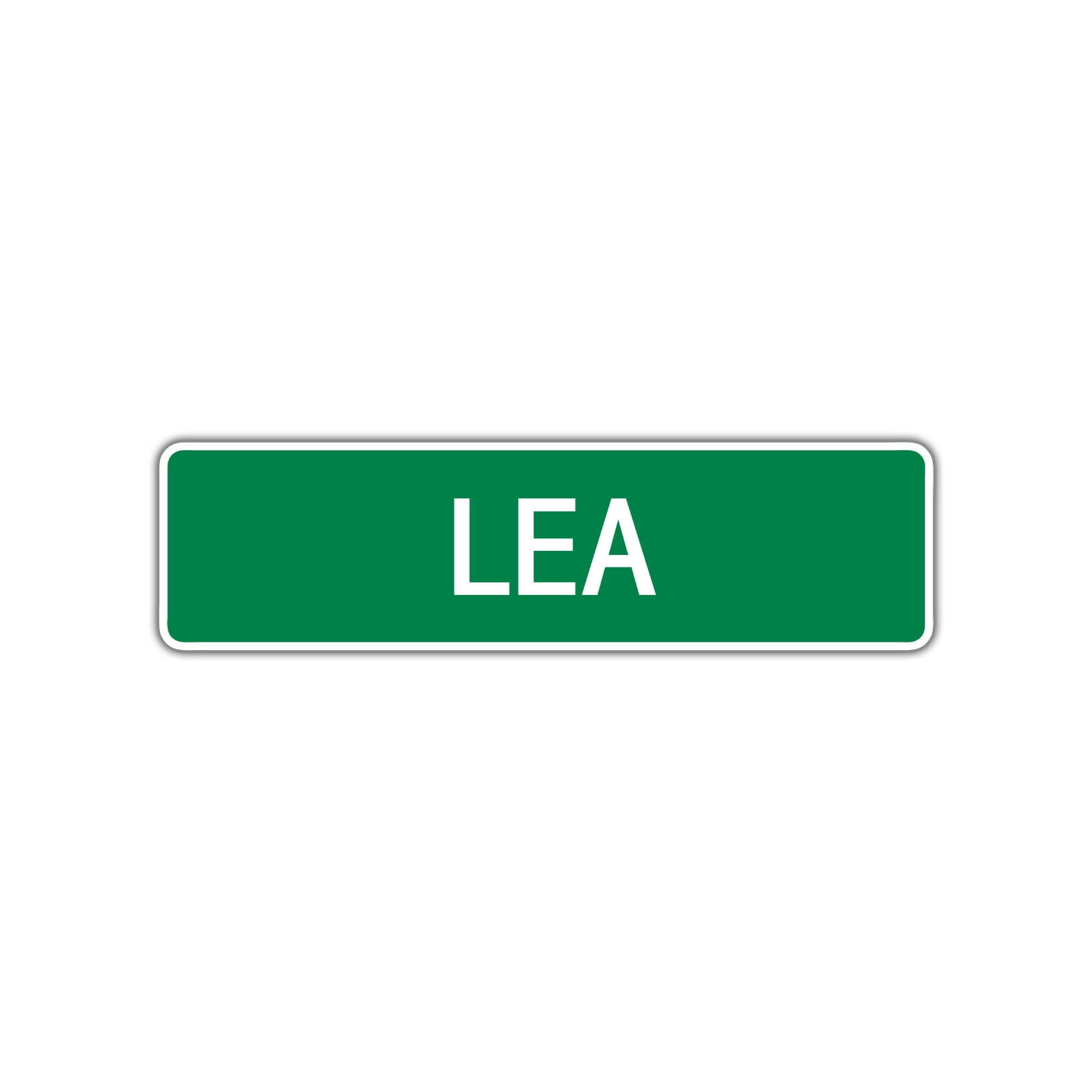 Lea Girls Children Name Letter Printed Plaque Decoration Label Indoor ...