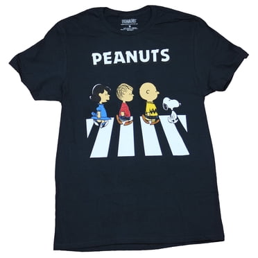 Peanuts Men's Officially Licensed Charlie Brown Snoopy And The Gang Tee ...