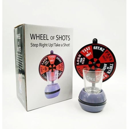Wheel of Shots Novelty Drinking Game Carnival Country Fair Party Games ...