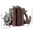Eye-catching Nautical Bookend Pair beach décor - Walmart.com