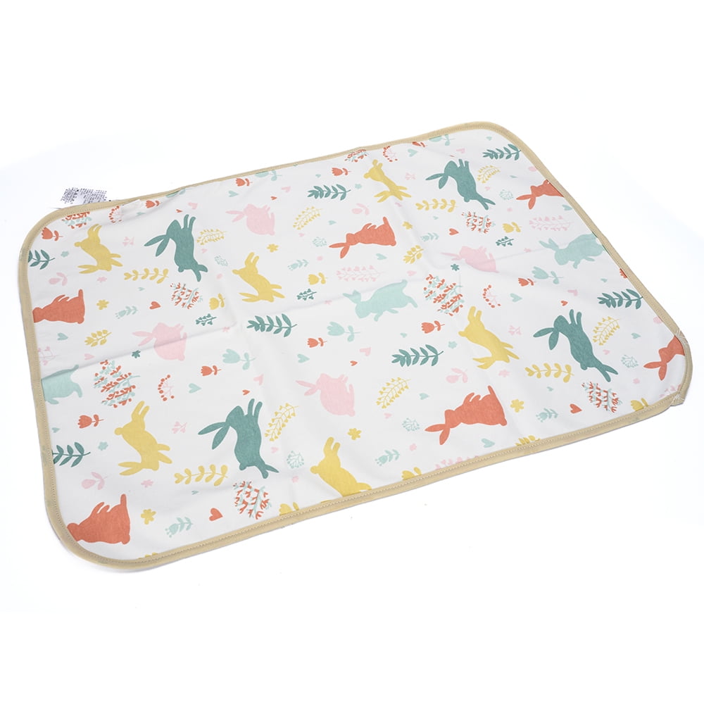 Cartoon Animal Baby Diaper Changing Mat Cotton Large Diaper Changer For ...