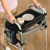 DMI Universal Medical Walker Tray, Folding, Cup Holders, Tool Free, Gray, 18.5 Inches - Walmart.com