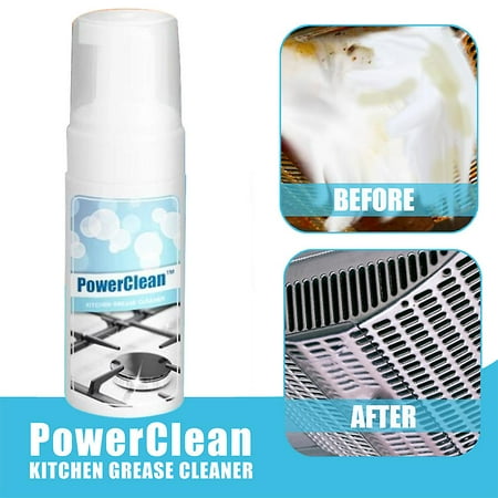 100ml Power Clean Kitchen Grease Cleaner, Oily Foam Solution, Stain ...
