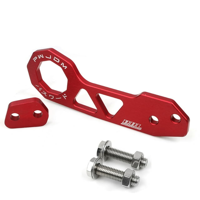 Universal Red JDM Style Aluminum Racing Car Rear Tow Hook for Honda ...