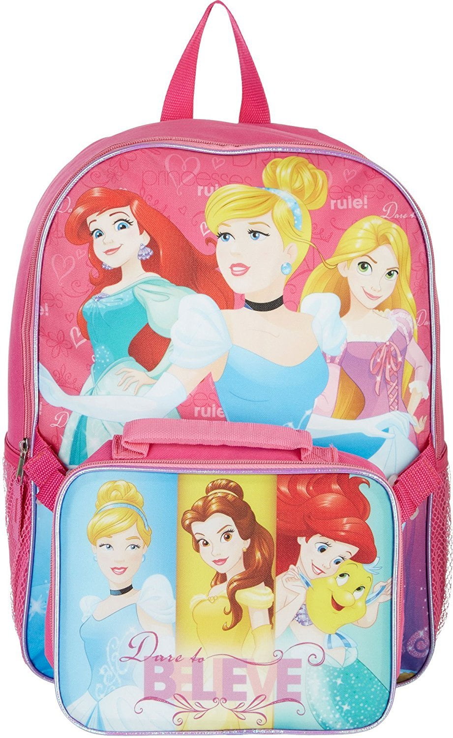 Disney Princess Dare To Believe Backpack One Size Pink multi - Walmart.com