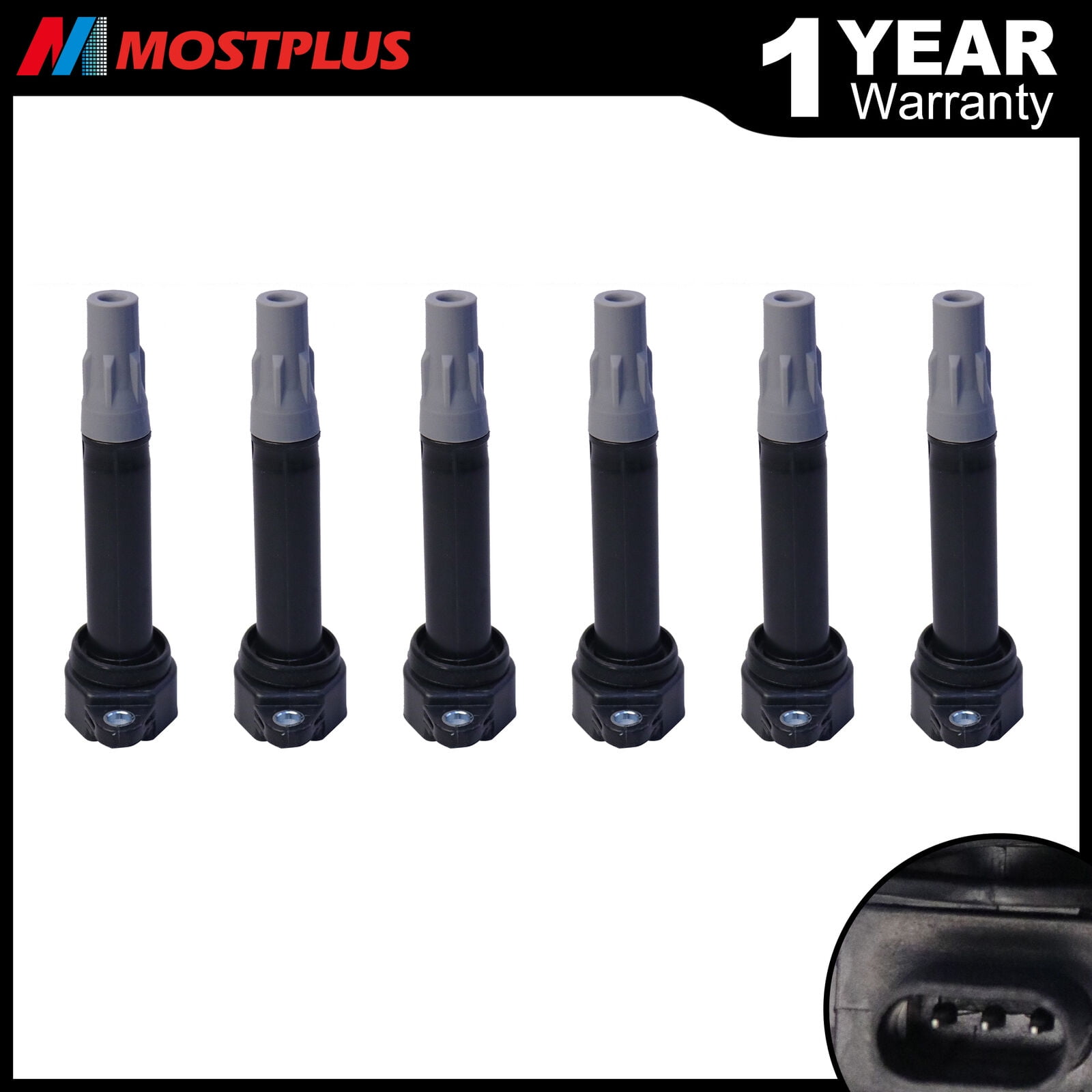 Set(6) Ignition Coils For Chrysler 300 Sebring Pacifica Dodge Charger ...