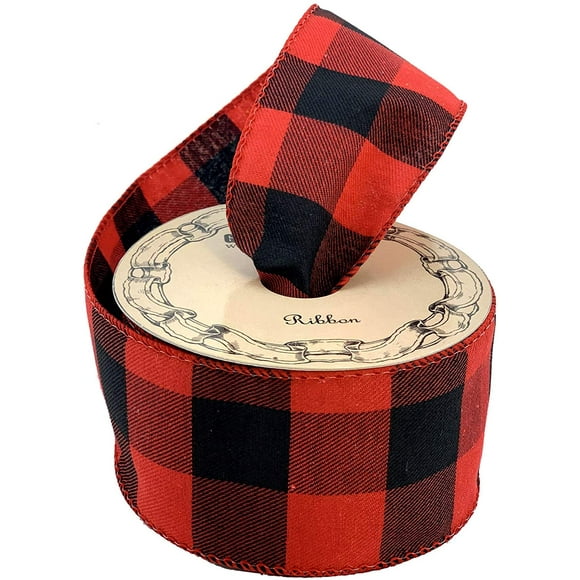 Buffalo Plaid Wired Ribbon