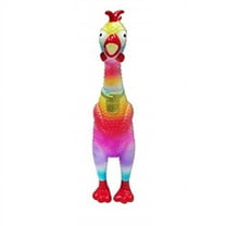 Animolds Tie-Dye Squeeze Pack, Loud Squeaking Rubber Chicken Toy ...