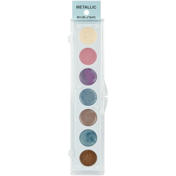 Metallic Rub-On Paint Palette - 7 Colors-Kit #3 - Walmart.com
