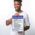 Pool Rules Sign, 10x14 Aluminum - Walmart.com