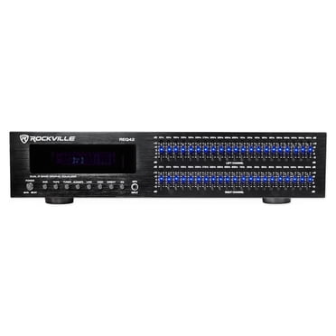 PYLE PPEQ100 - 19'' Rack Mount Dual 10 Band 4 Source Input Stereo ...