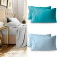 2Pcs Elegant Microfiber Pillowcases Soft with Envelope Closure Pillow ...