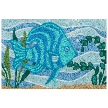 Ladybugs and Yellow Sunflowers Jellybean Accent Washable Rug 20" x 30 ...