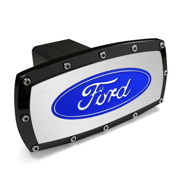 Ford Tremor Orange Emblem Billet Aluminum Tow Hitch Cover Plug Official ...