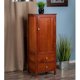 Pemberly Row Cupboard in Walnut - Walmart.com