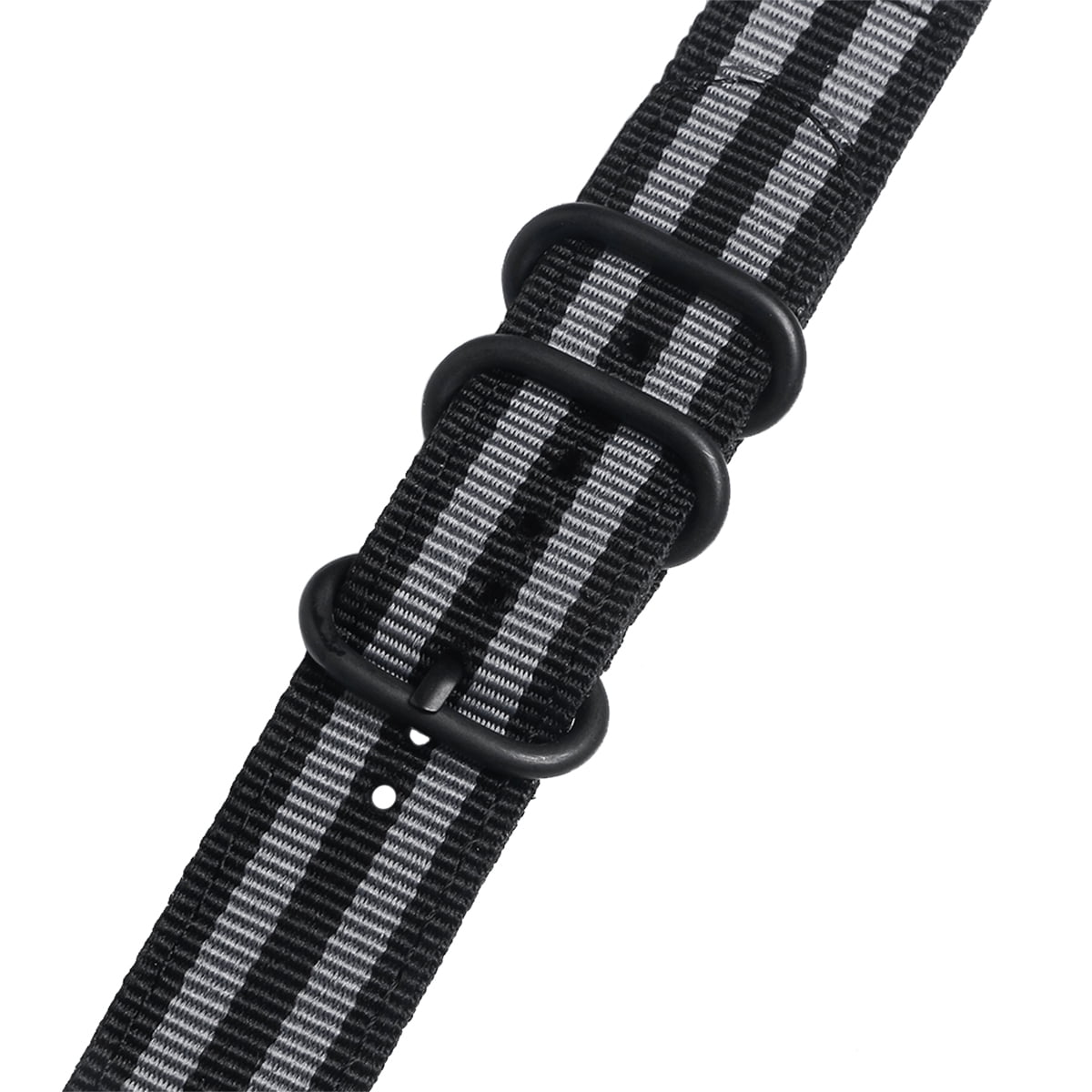 Click here for Ounona 20mm Black Nylon Watch Strap Replacement Wi... prices