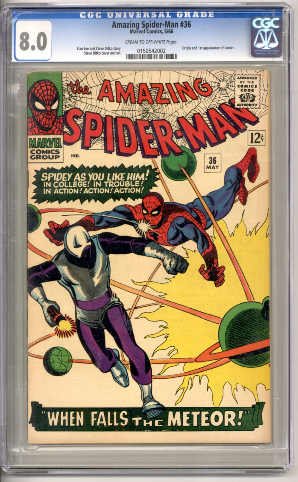 Amazing Spider-Man #36 - CGC 8 Comic Book - Walmart.com