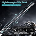 1/4 Inch x 10 Inch SDS Plus Rotary Hammer Drill Bit, Cross Tip Double ...