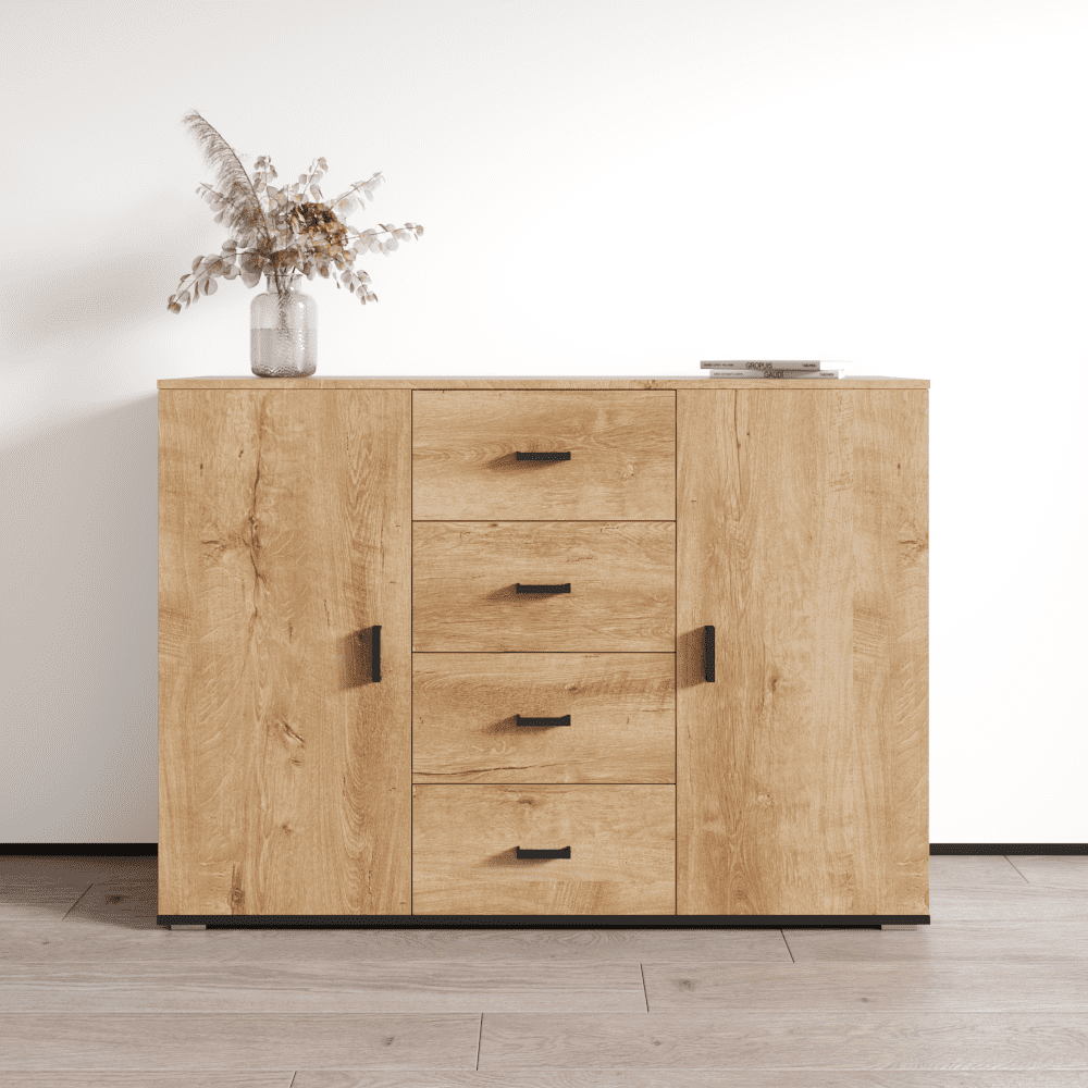 Soho S8 2D4S Modular Modern 52" Wide Sideboard - Walmart.com