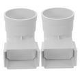 MLINS 2pcs Downspout Elbow Gutter Drainage Fitting Outdoor Downspout ...