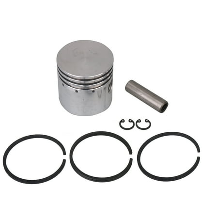 BQLZR Oil Ring and Gas Ring with Pin Piston and Circlips for 51 Air ...