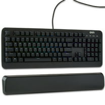 onn. Gaming Mechanical Keyboard with Blue Switches, Adjustable 16.8M ...