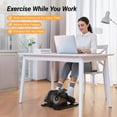 MERACH Under Desk Elliptical Machine, 12 Adjustable Speeds Quiet ...