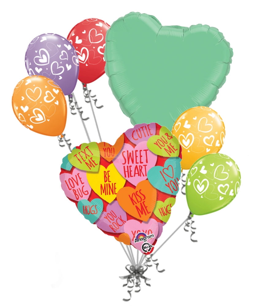 Valentines Day Balloons Clipart