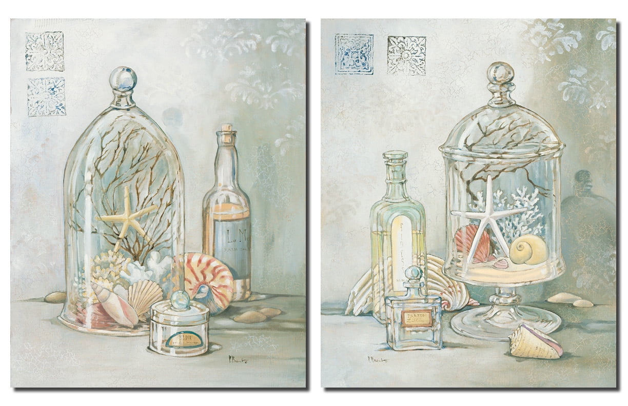 Mixed Media & Collage Black and white fish in blue ocean collage ...