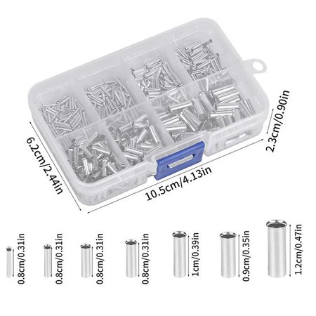 FanShow Non Insulated Cable Ferrules 0.5/0.75/1.0/1.5/2.5/4.0/6.0mm ...