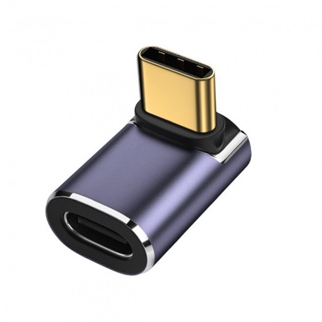 CY 40Gbps USB4 Type C Male to Female 90 Degree Up Down Angled 100W ...