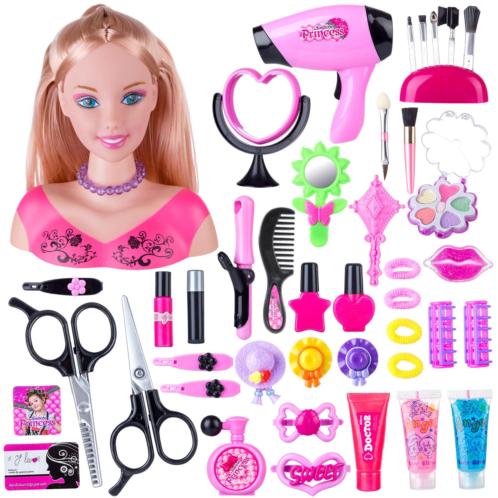 Click here for Konhaovf Kids Doll Head For Hair Styling And Make... prices