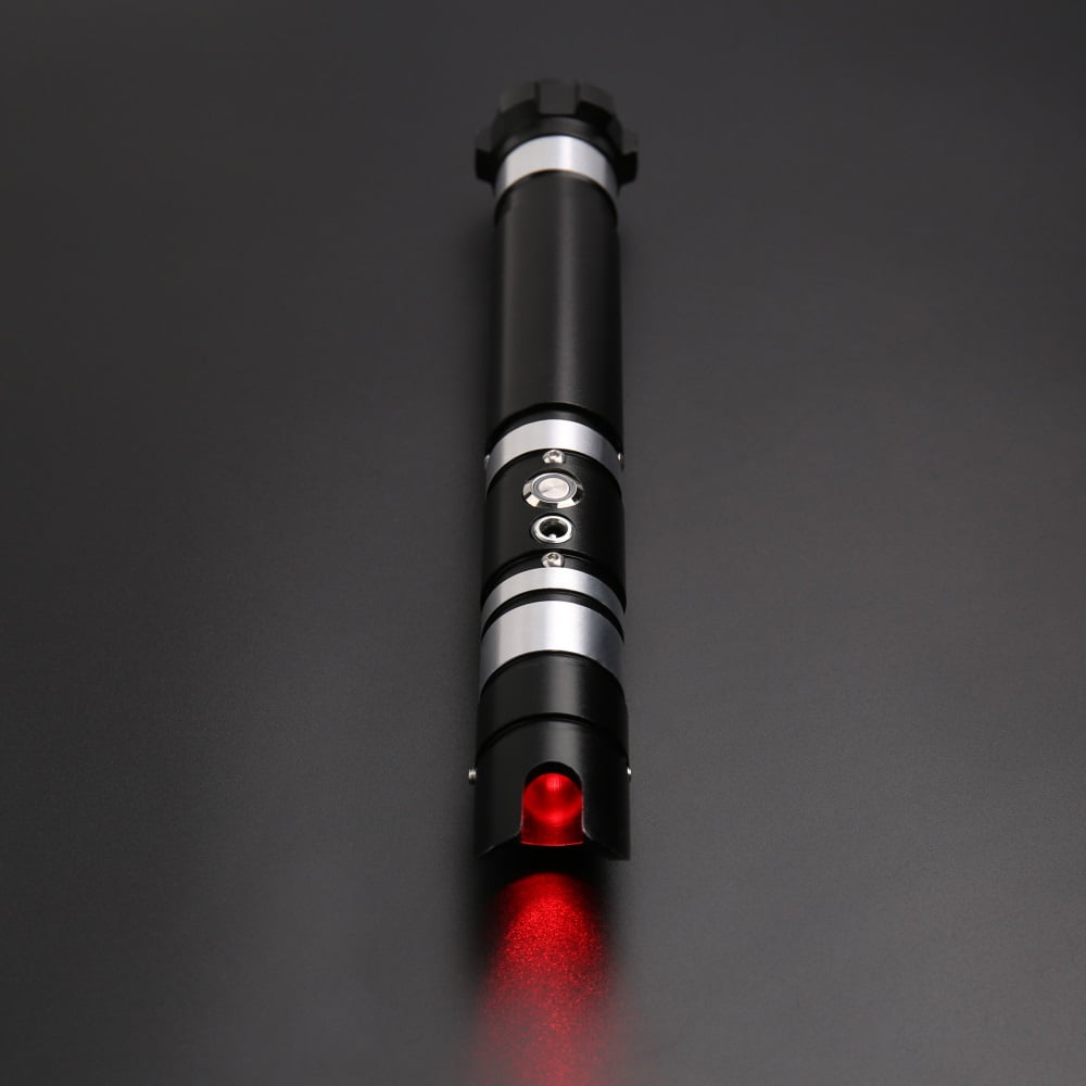 Buy ZiaSabers Rhea Lightsaber - Realistic Metal Black Hilt Star Wars ...