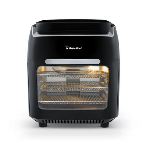 Magic Chef 10.5 Quart Air Fryer, Rotisserie, Dehydrator and Convection ...