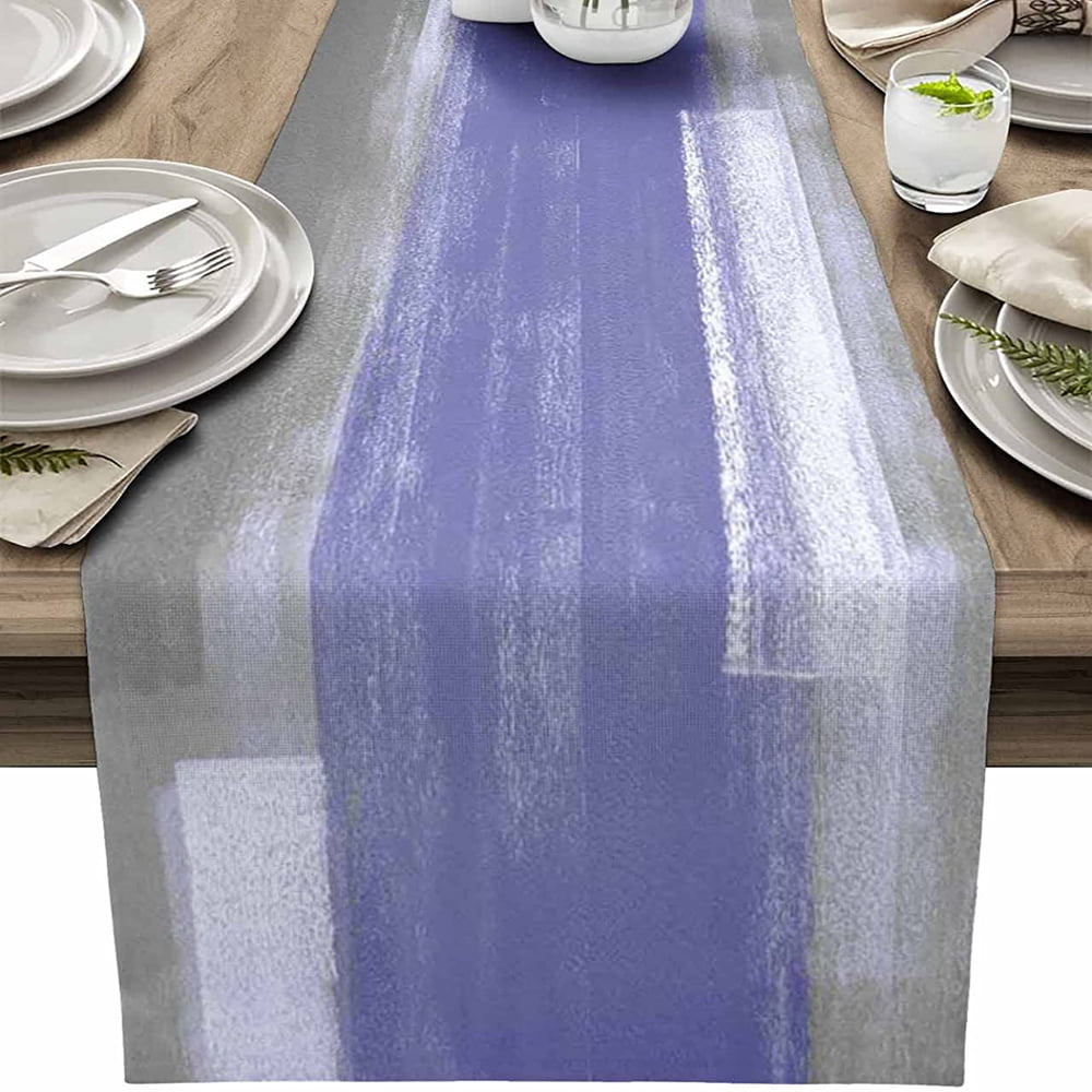 Abstract Art Table Runner Table Decoration for Home Kitchen Dining ...
