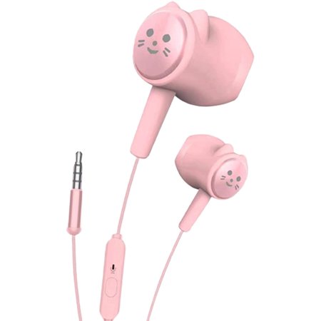 Earphones, Sports Headphone Cute Cats Shape Durable Plastic Wired Games ...