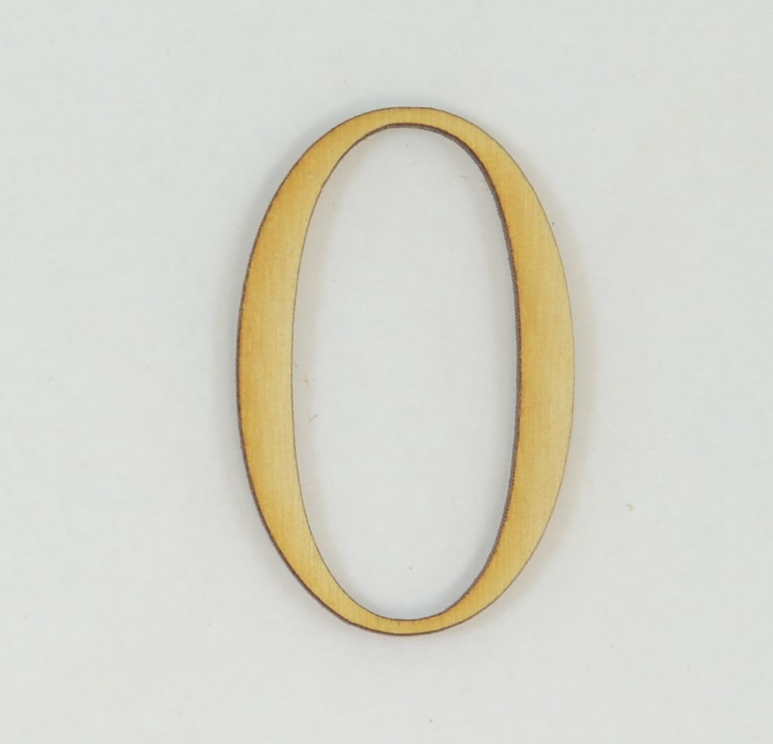 1 Pc, 12 Inch X 1/4 Inch Thick Fangsong Font Wood Letters O For ...