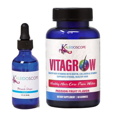 Kaleidoscope Miracle Drops Hair Oil for Strengthen Weak Hair 2oz "Pack ...
