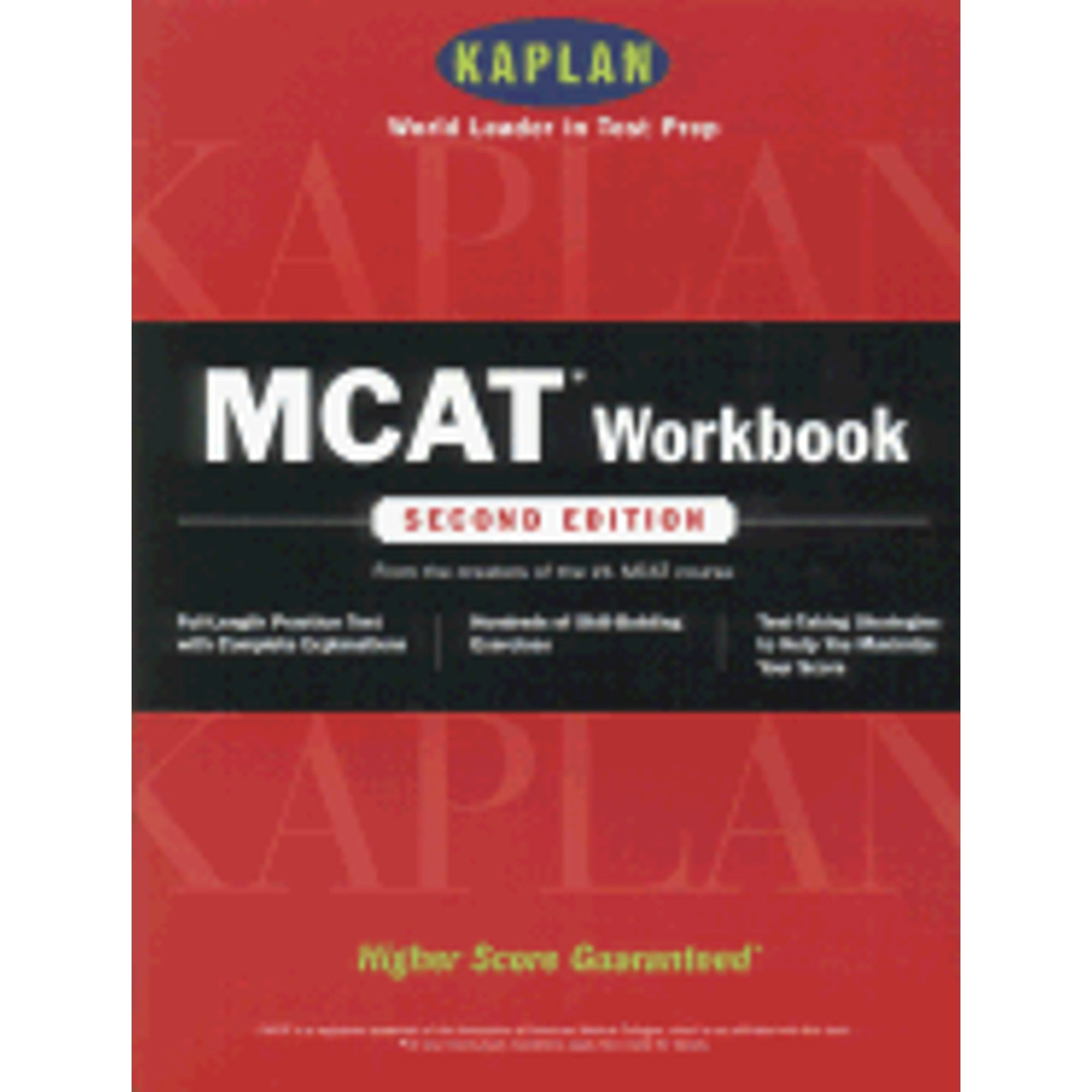 Pre-Owned Kaplan MCAT Workbook Second Edition: Effective Review Tools ...